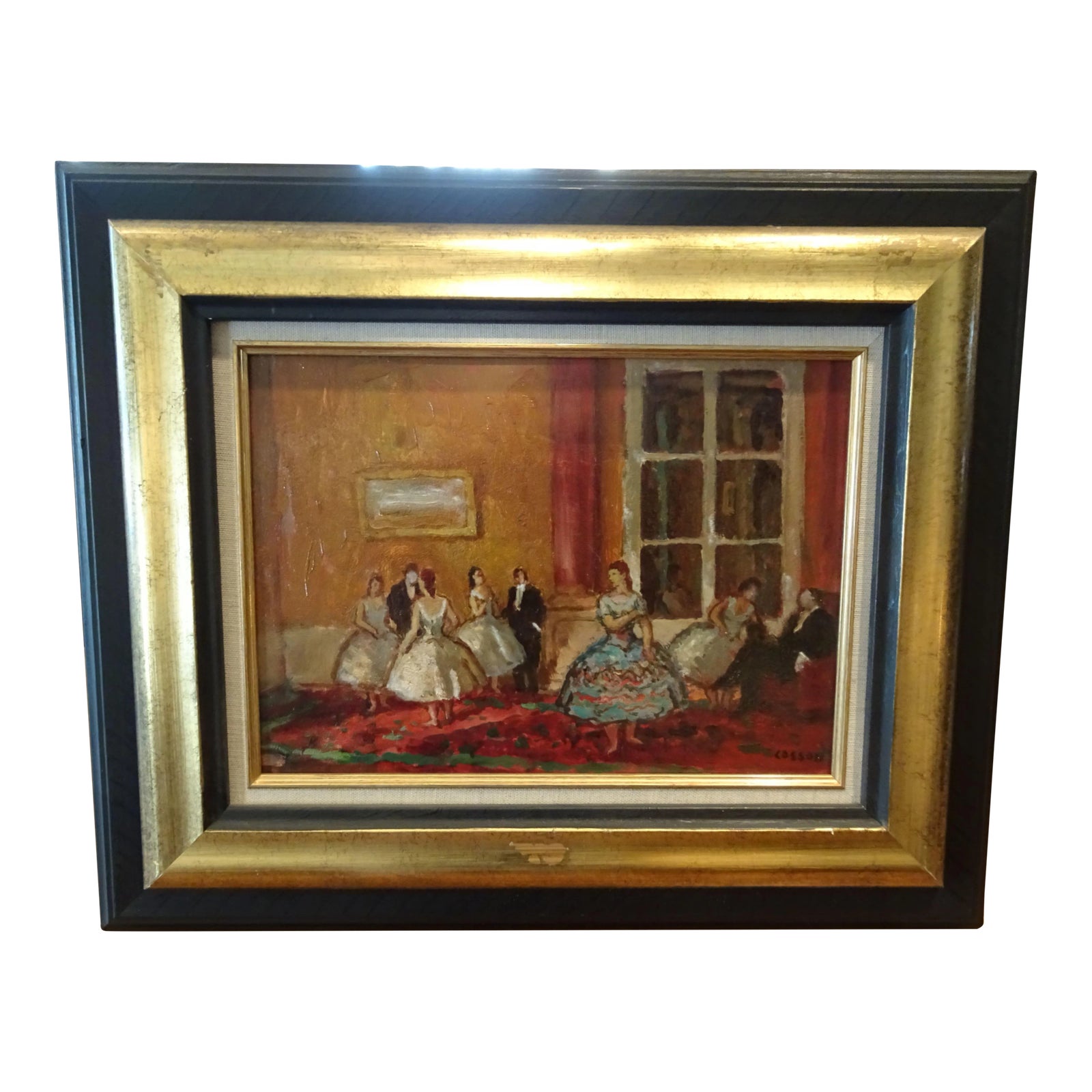 Oil on Board by Marcel Cosson | Chairish