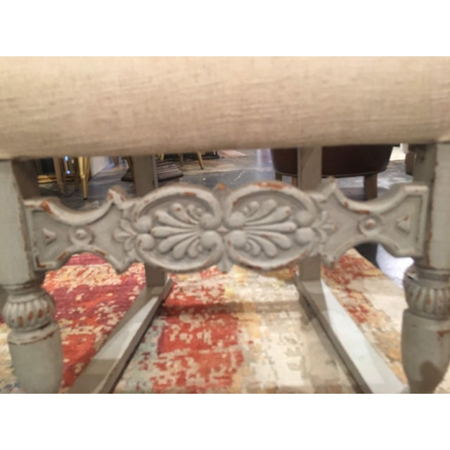 1910s French Grey Distressed Painted Chairs - a Pair | Chairish