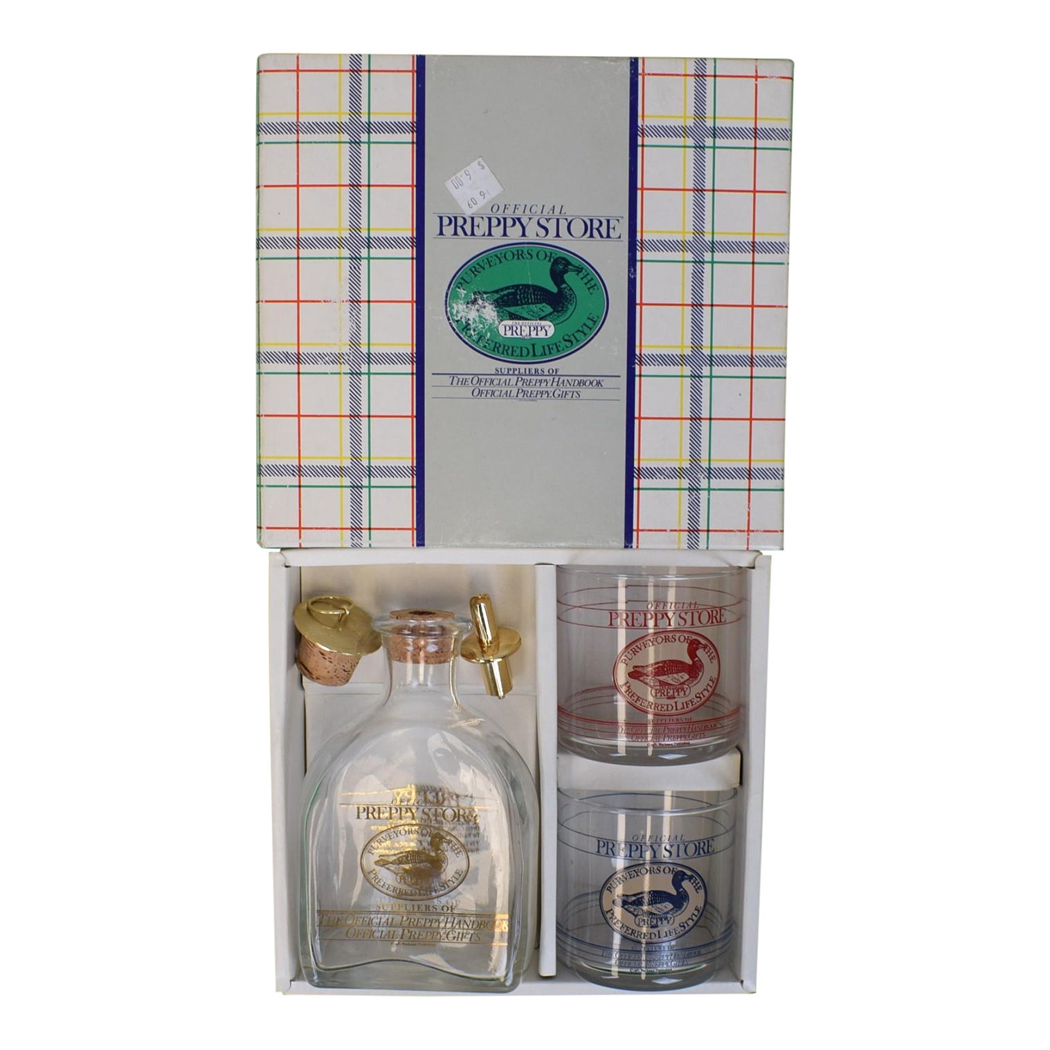 Official Preppy Store C1981 Box Set X Two Old Fashioned Glasses ...