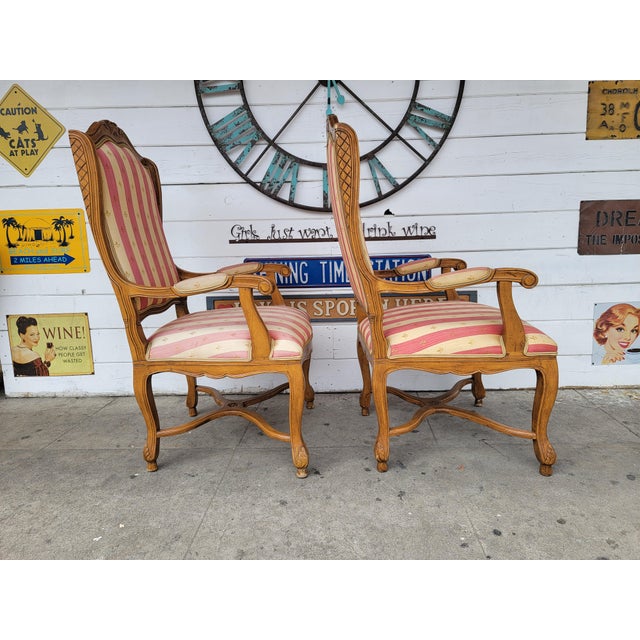 Vintage French Style Wingback Chairs- Set of 2 | Chairish