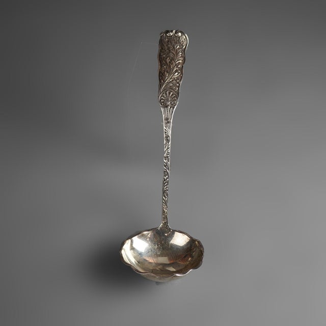 Antique Large Gorham Sterling Silver Ladle, Circa 1890 | Chairish