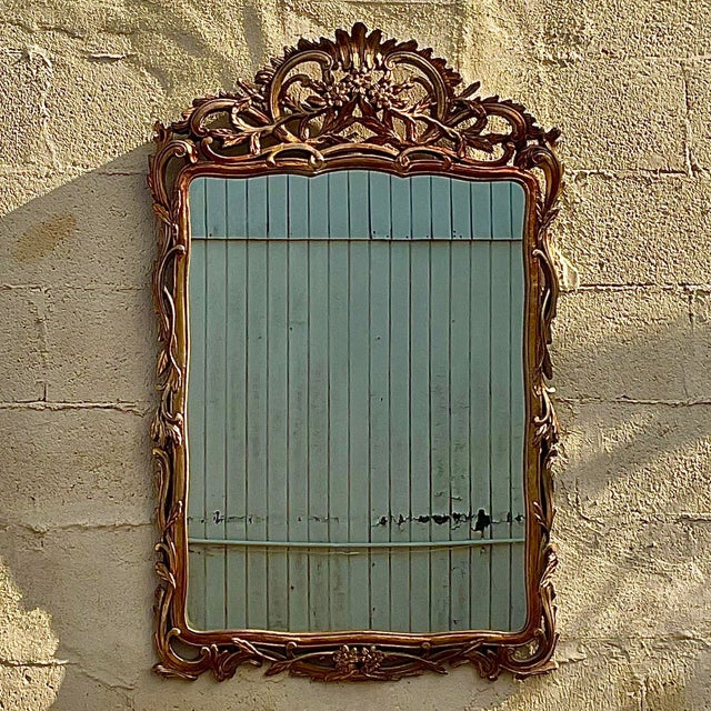 Vintage Regency Gold Wall Mirror | Chairish