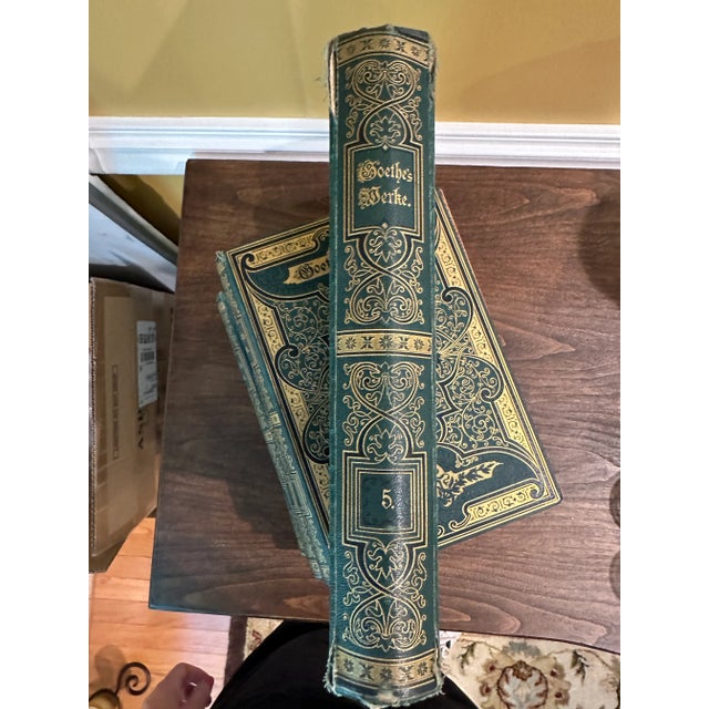 Mid 19th Century Goethe's Werke Complete 5 Vol. Set in German | Chairish