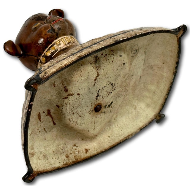 Rare Antique Hubley Mfg. Co. Model #32 "Fido on Pillow" Puppy Dog Cast ...