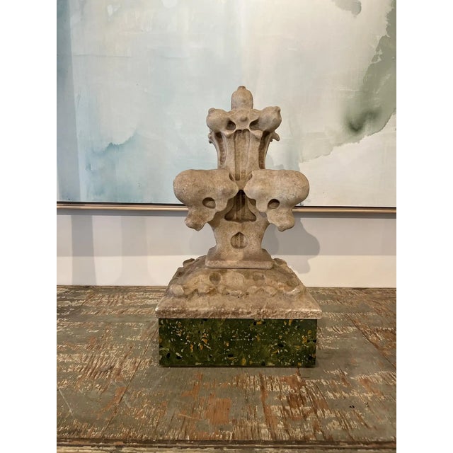 18th Century Gothic Stone Column Finial | Chairish