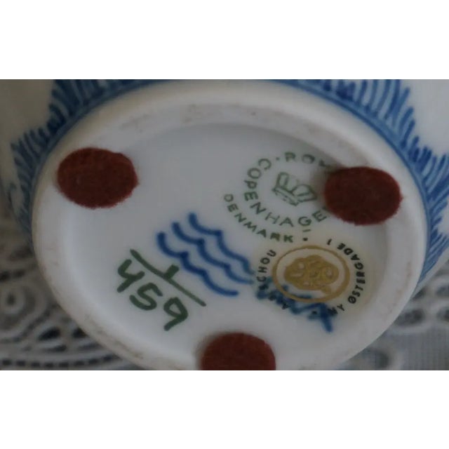 Vintage Royal Copenhagen Blue Fluted Plain Jug / Pitcher | Chairish