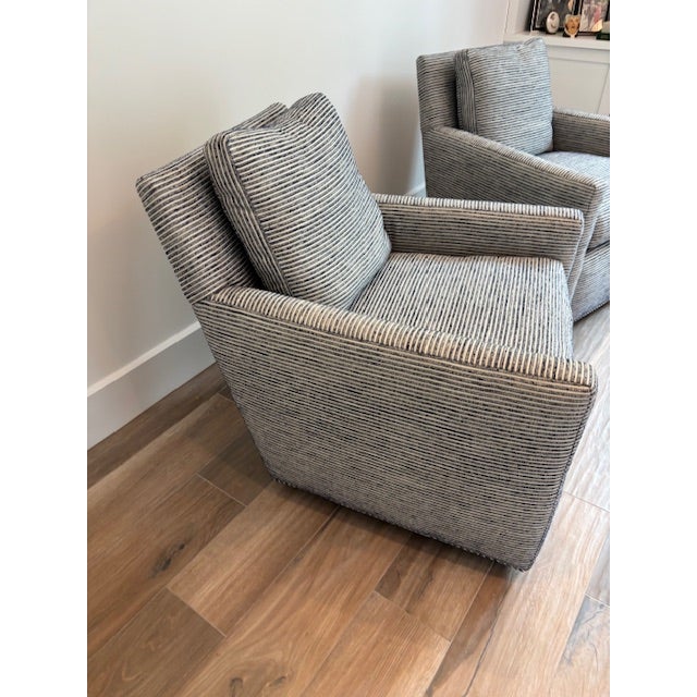 Pair of Lee Industry Swivel Chairs | Chairish