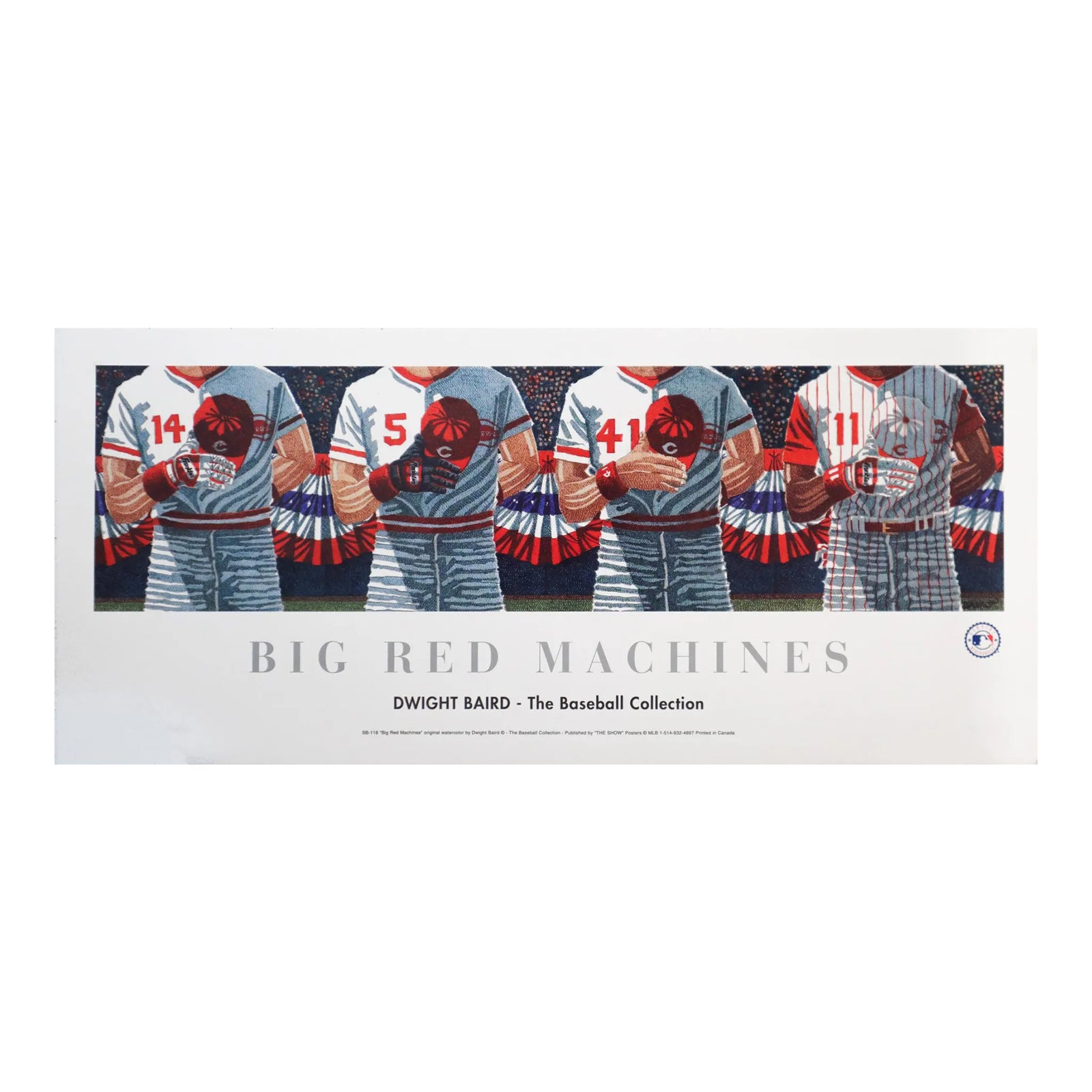 1994 American Baseball Poster, Big Red Machines, Baseball (Mlb ...