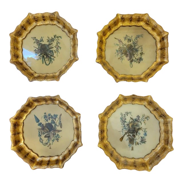 1950s Wall Decor Plate Set- 4 Pieces | Chairish