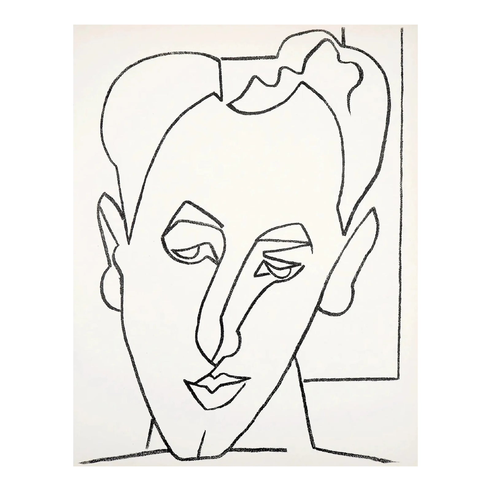 1951 Francoise Gilot Lithograph 13 Young Man In Love Chairish