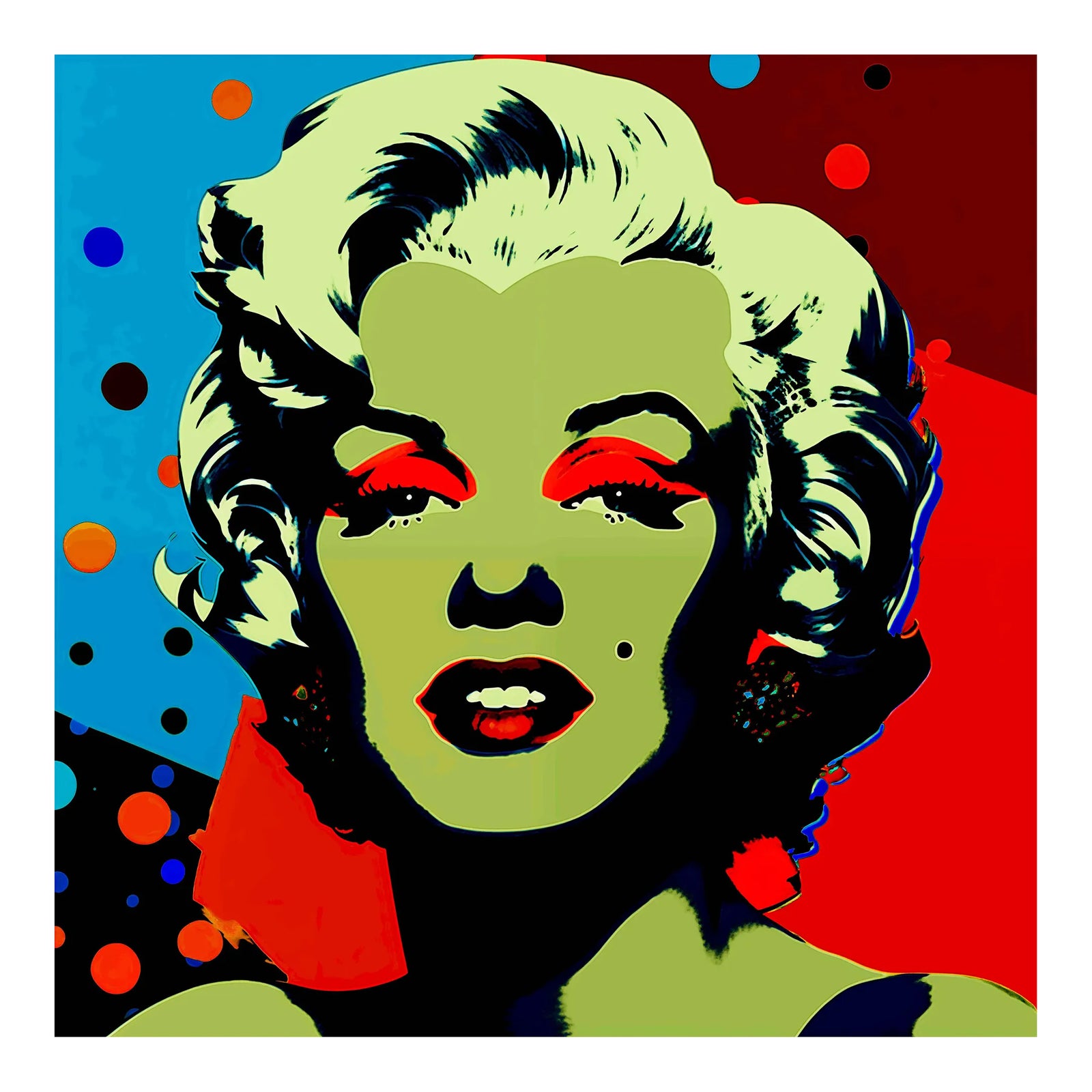 'Maryline Monroe' Pop Art Fine Art Print by Diane Grant Studio | Chairish