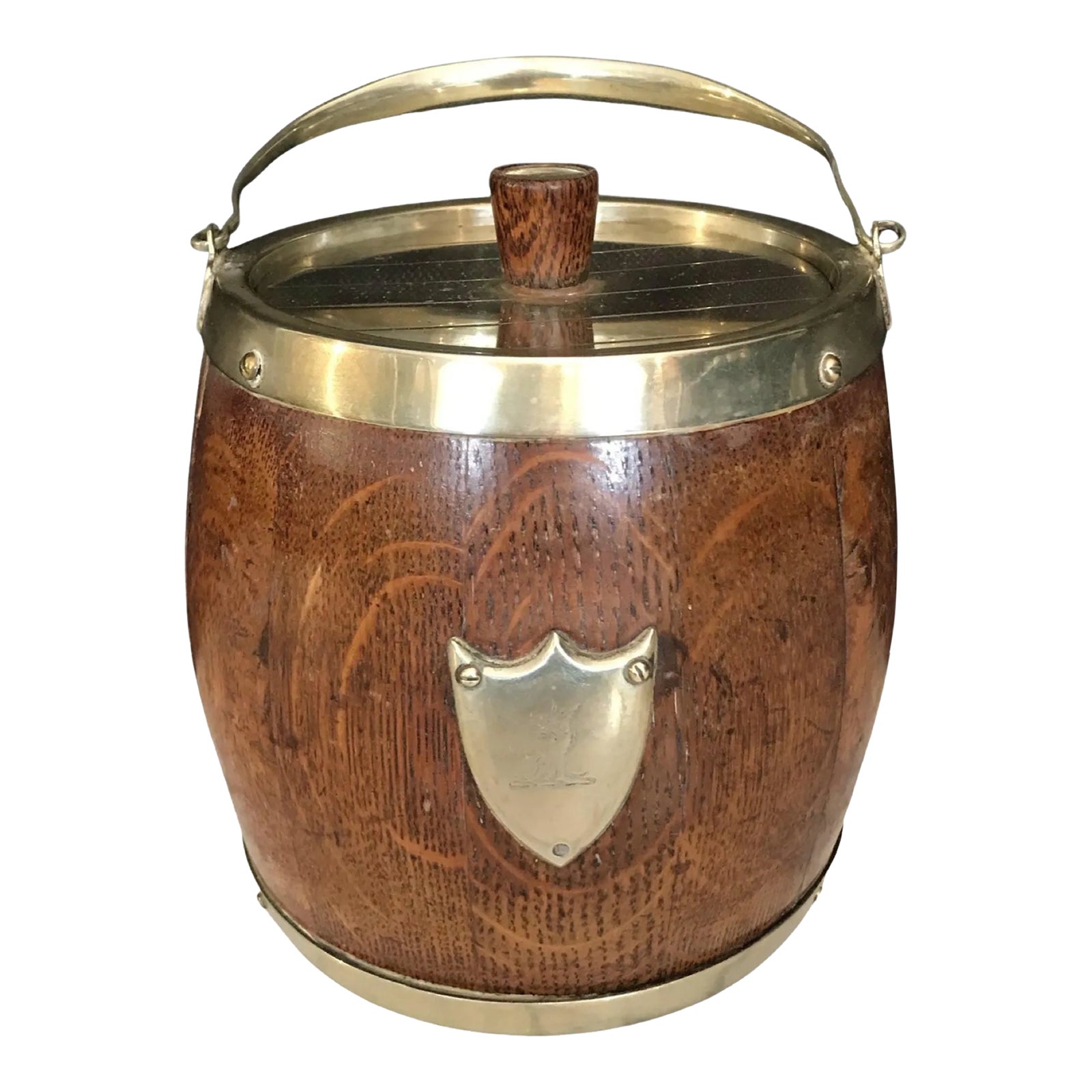 Early 20th Century British Biscuit Barrel | Chairish