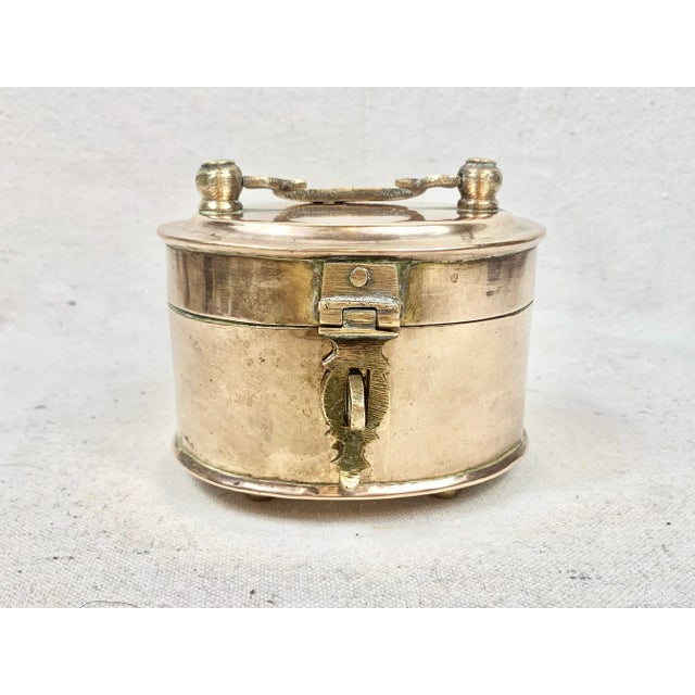 Vintage Small Brass Box | Chairish