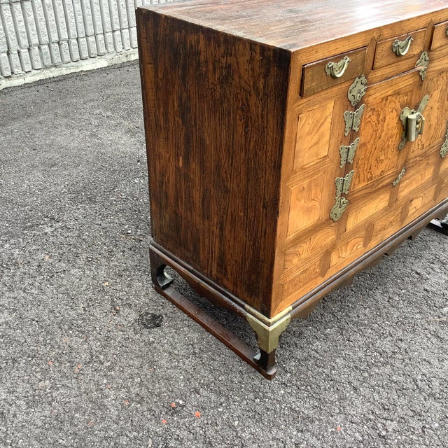 Late 19th Century Antique Korean Asian Beryl Wood Butterfly and Bats ...