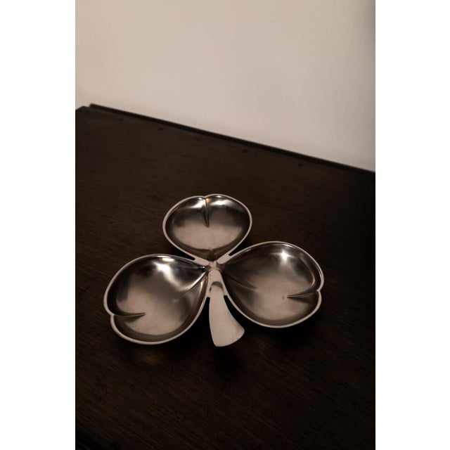 Pair of Vintage French Trèfle Appetiser Dishes by Jean Couzon | Chairish