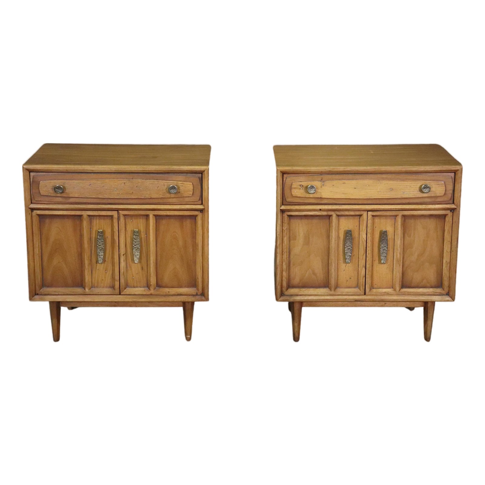 Mid 20th Century Heritage 'Perennian Collection' End Tables w/ Storage ...
