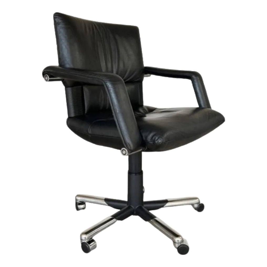 Mario Bellini Leather Imago Executive Chair for Vitra | Chairish