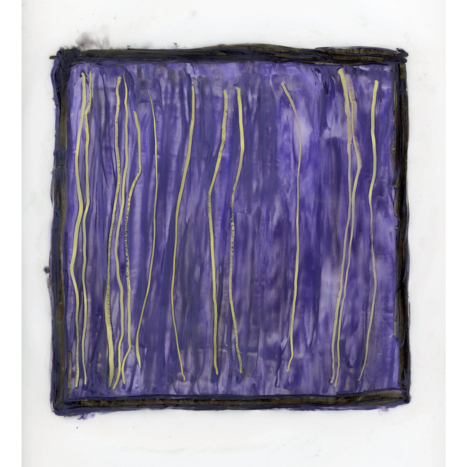 "Stripe Drawing #3" Contemporary Original Abstract Drawing | Chairish