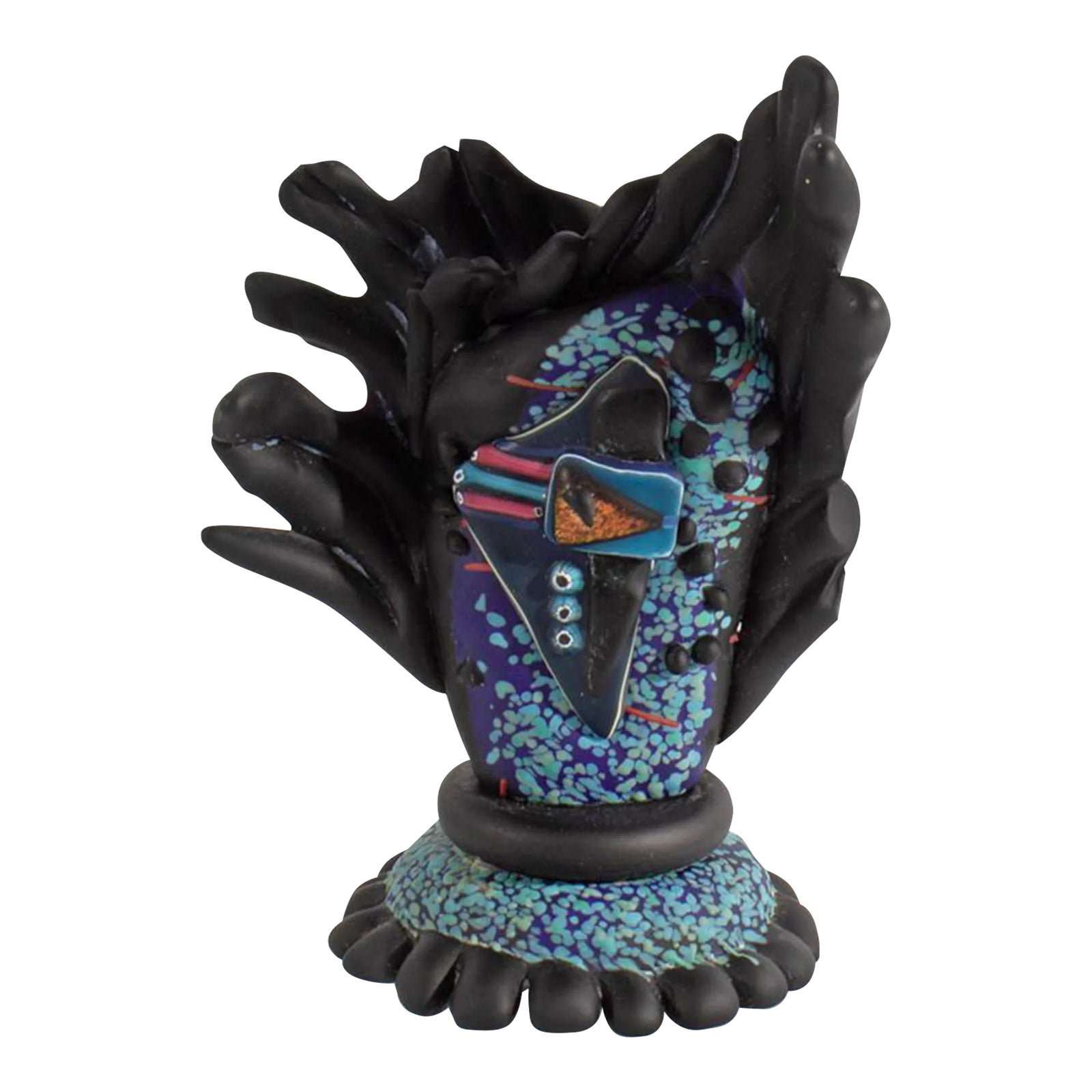 2002 Postmodern Glass Sculpture by Peter Patterson | Chairish