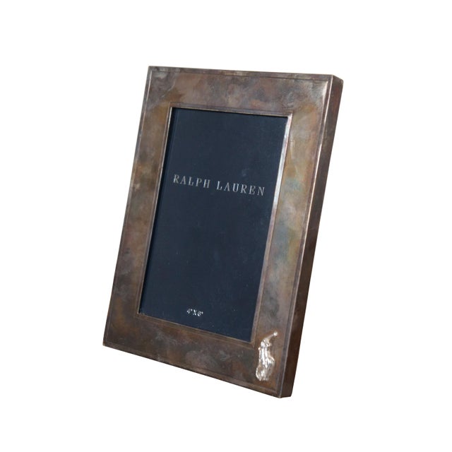 Vintage Ralph Lauren Silverplate Westbrook Polo Pony Picture Photo ...