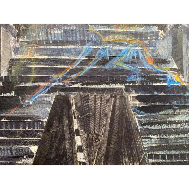 Late 20th Century Original Lane Halteman Stage Design Watercolor ...