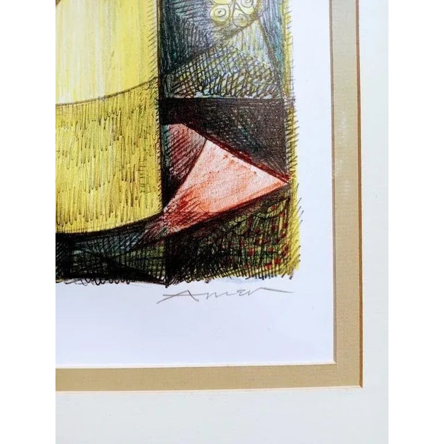 Vintage Irving Amen Modern Portrait Colored Linotype "Young Artist ...