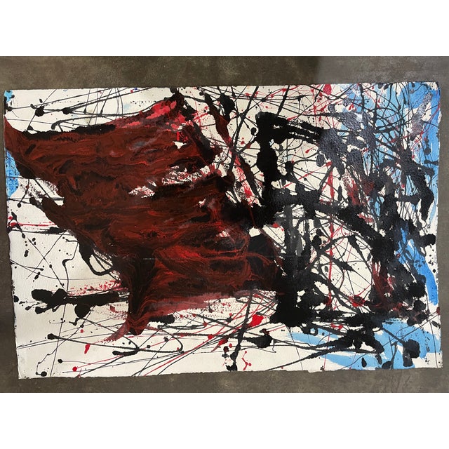 "Sailboat Race" Abstract Painting by Gordon Couch | Chairish