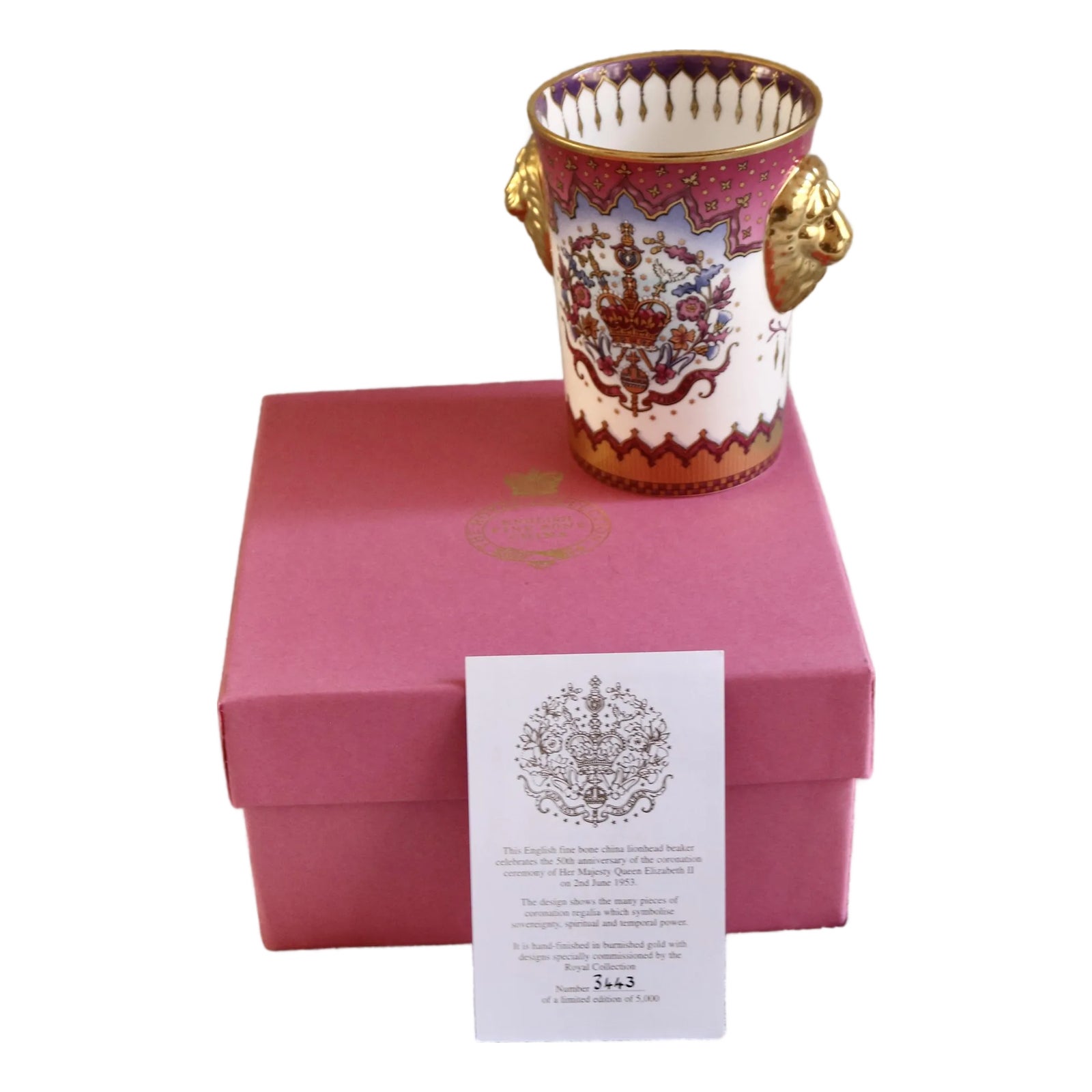 Commemorative Cup for 50th Anniversary of Coronation of Queen Elizabeth ...