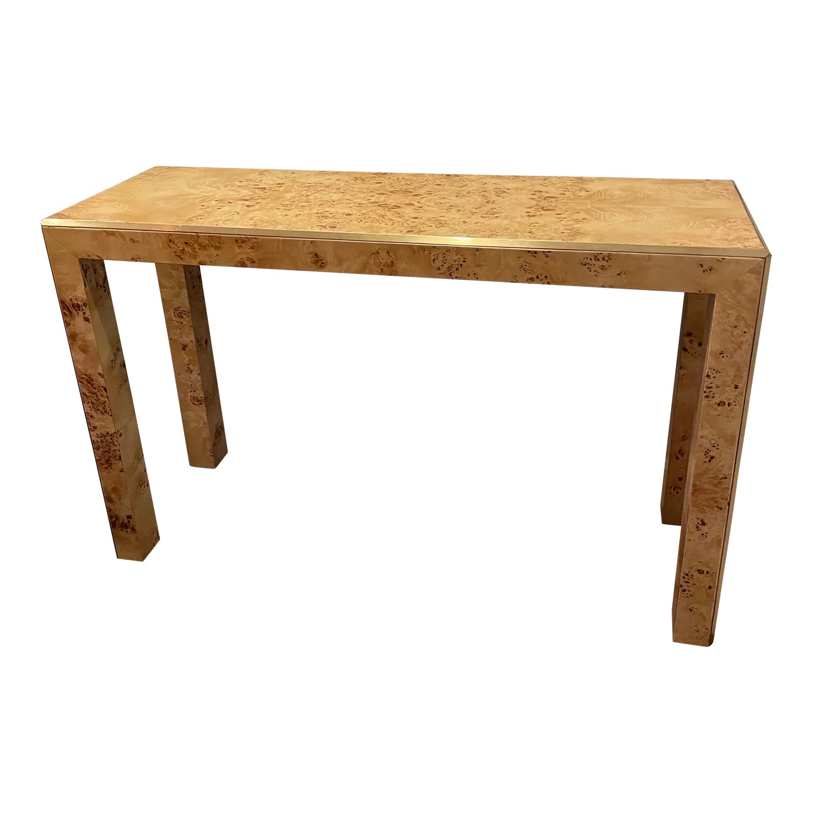 Lauren Burke Decor Burl Console | Chairish