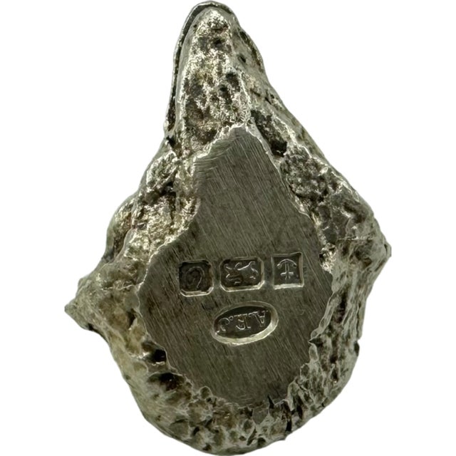 Mid 20th Century Asprey London Sterling Silver Fox Head Place Card ...