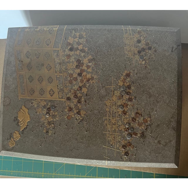 Mid 19th Century Japanese Lacquer Box Early Meiji Era Chrysanthemum ...