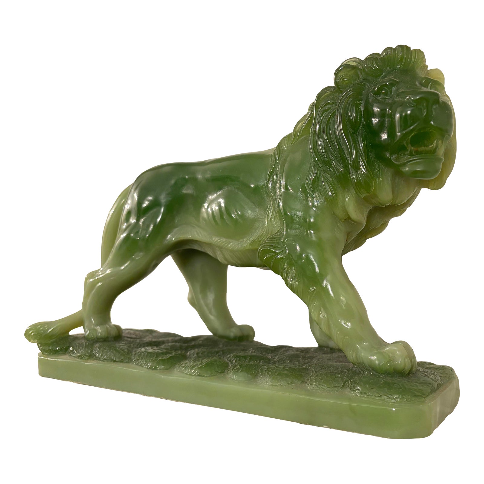 1960s Lion Statue by Italian Artist G. Ruggeri | Chairish