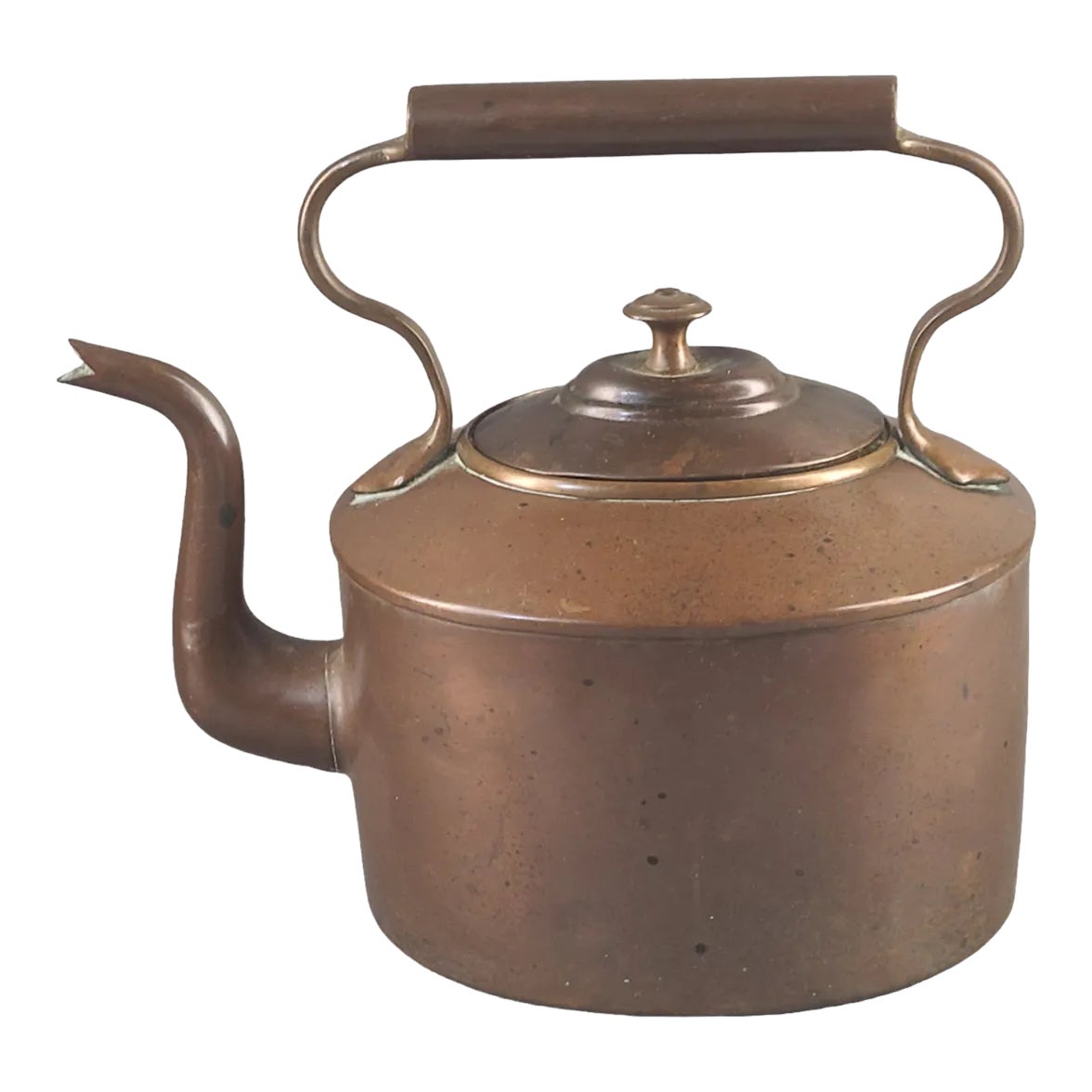 Antique English George III Copper Kettle Pot 1800s | Chairish