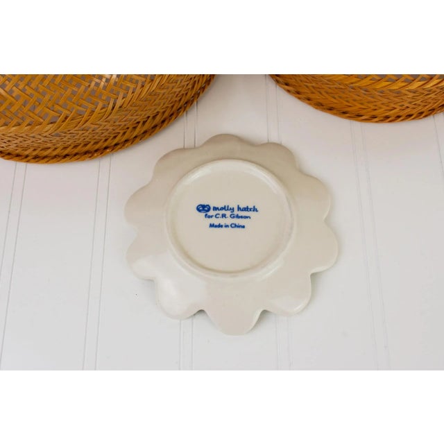 Mid 20th Century Vintage Pair of Nesting Baskets From China With a ...