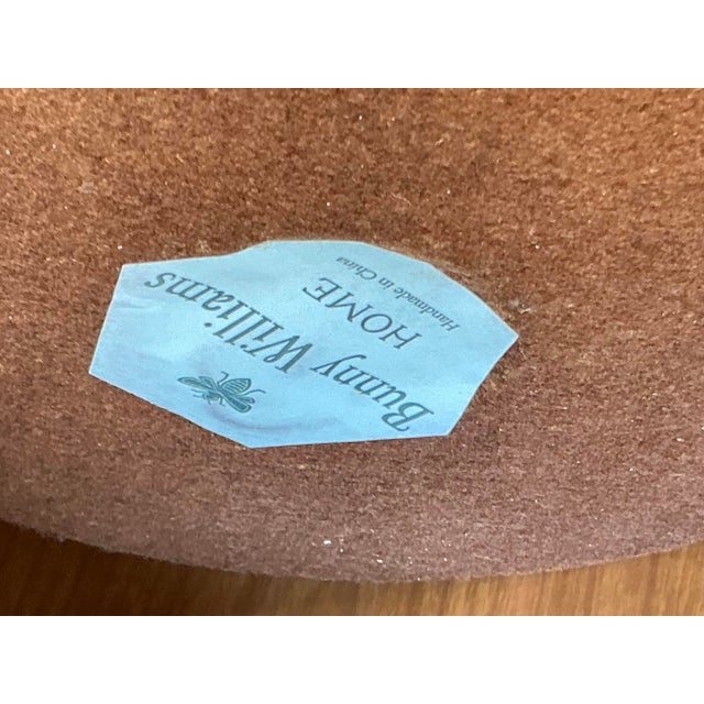 Vintage Boho Bunny Williams “Chicken Feathers” Glazed Ceramic Lamps - A ...