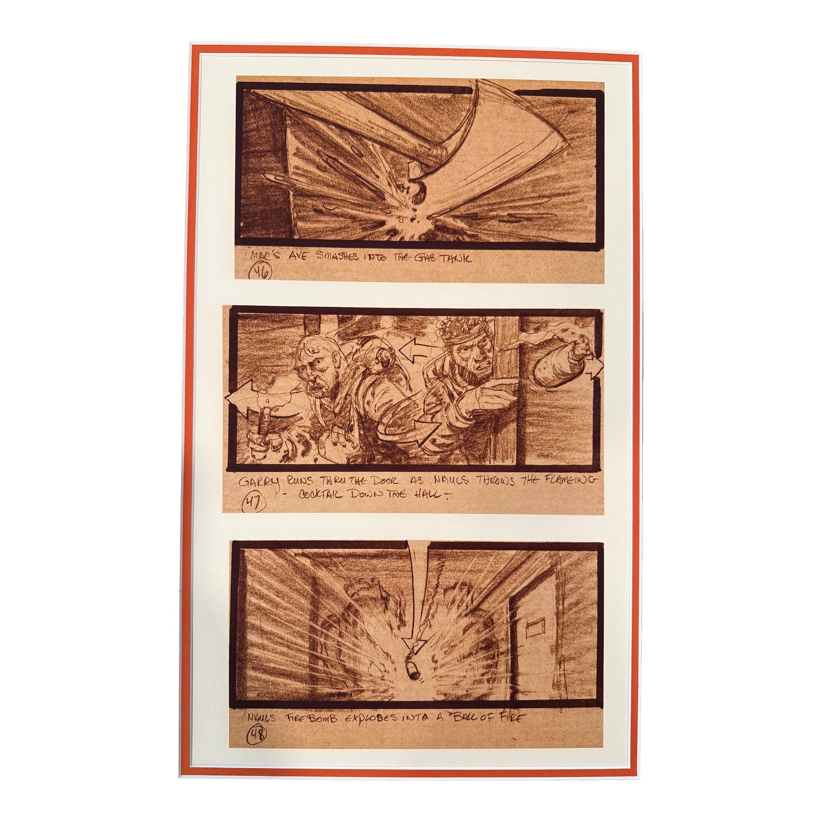 The Thing (1982) Movie Original Storyboards With Coa - John Carpenter ...