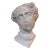 Antique Marble Head Sculpture of Woman on Stand | Chairish