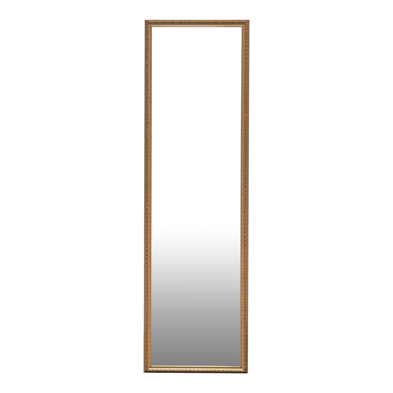 Gilt-Wood Vertical Wall Mirror | Chairish