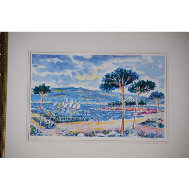 Pencil Signed Artist Proof Post Impressionist Seascape Seriolithograph ...