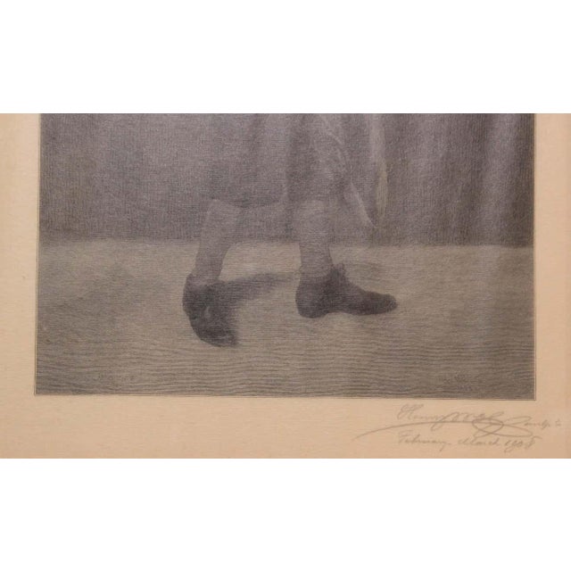 1908 "Boy With a Sword" Henry Wolf Engraving Portrait Print After ...