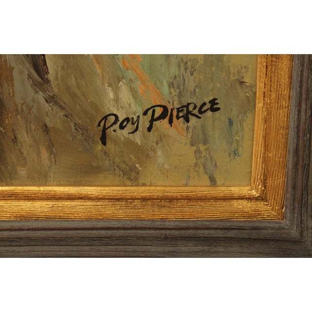 Roy Pierce Original Portrait Oil Painting | Chairish