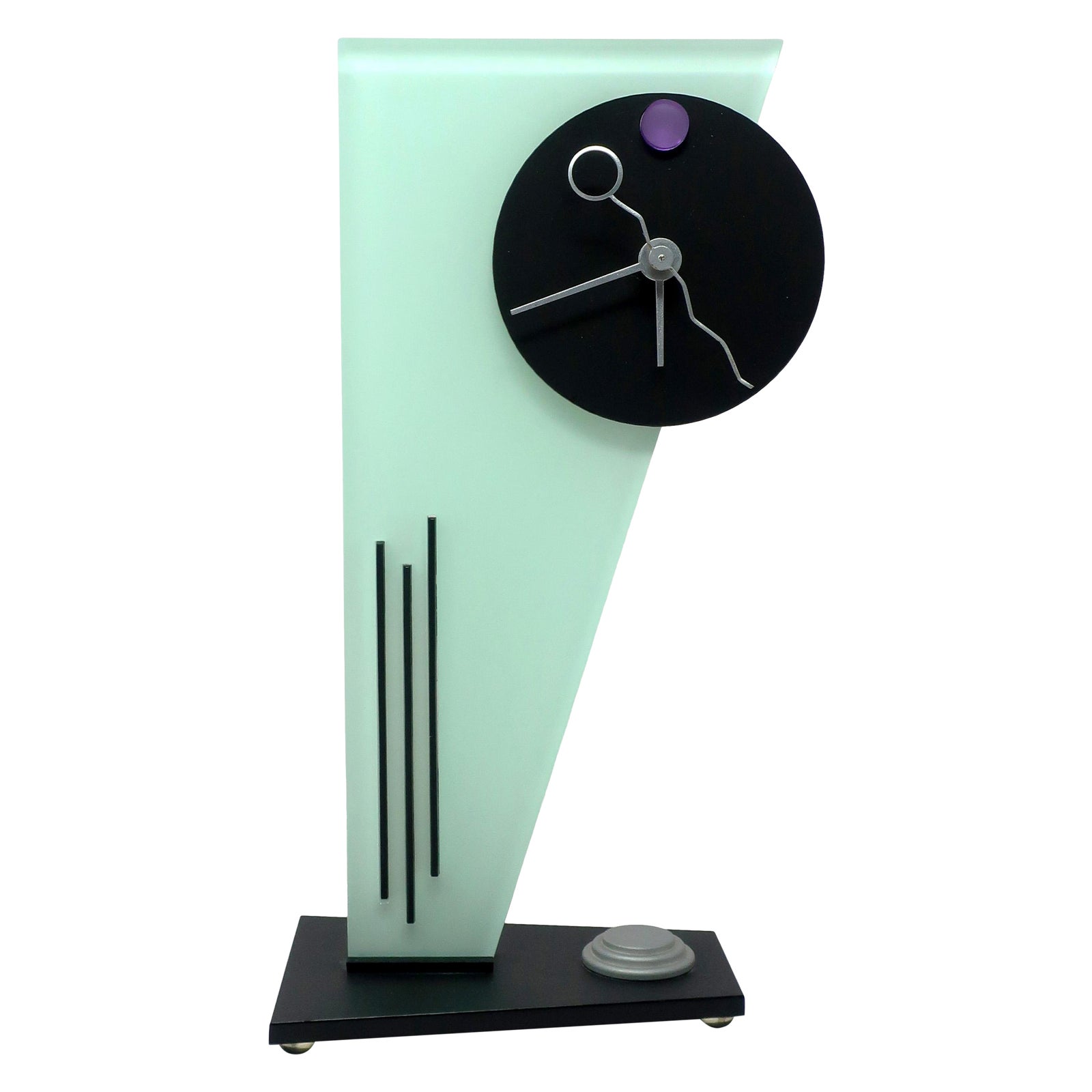 Vintage 1980s/90s Postmodern Desk Clock by Brian Prothro for ...