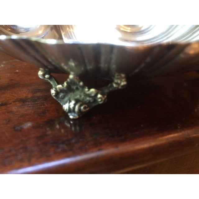 Antique Solid Silver Clam Shell Small Plate, Italy | Chairish