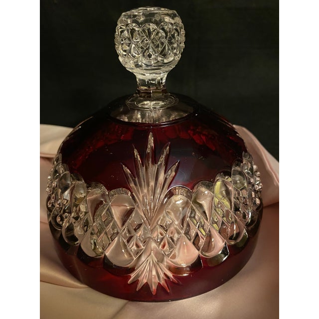 Circa 1894 Early American Tarentum Glass Eapg Royal Crystal Ruby Stain ...