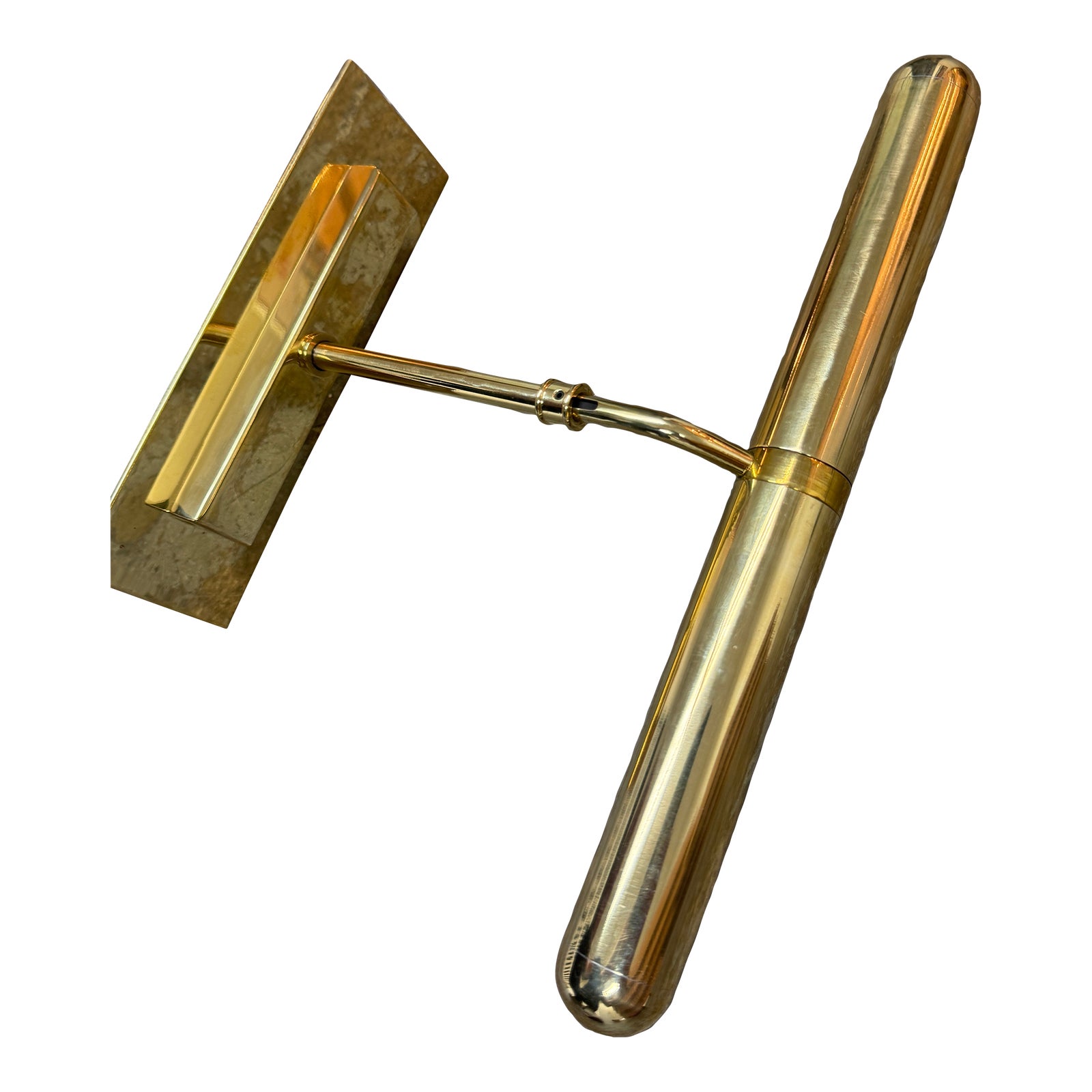 Hector Finch Selina Brass Two Light Wall Picture Light | Chairish