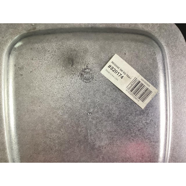 1970s Wilton Armetale Rwp - Reggae Square Tray- #820174 | Chairish