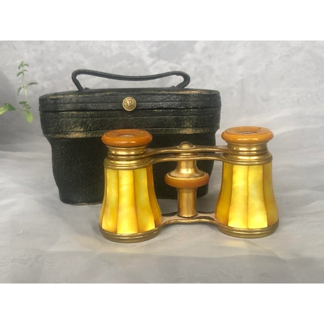 Antique Mother of Pearl French Opera Glasses | Chairish