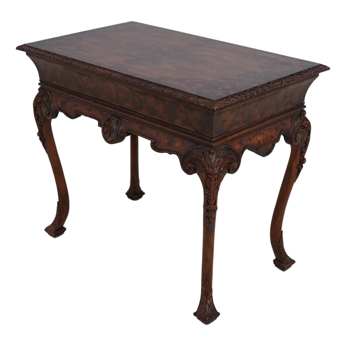 John Richard European Crossroads Inlaid Console Table | Chairish