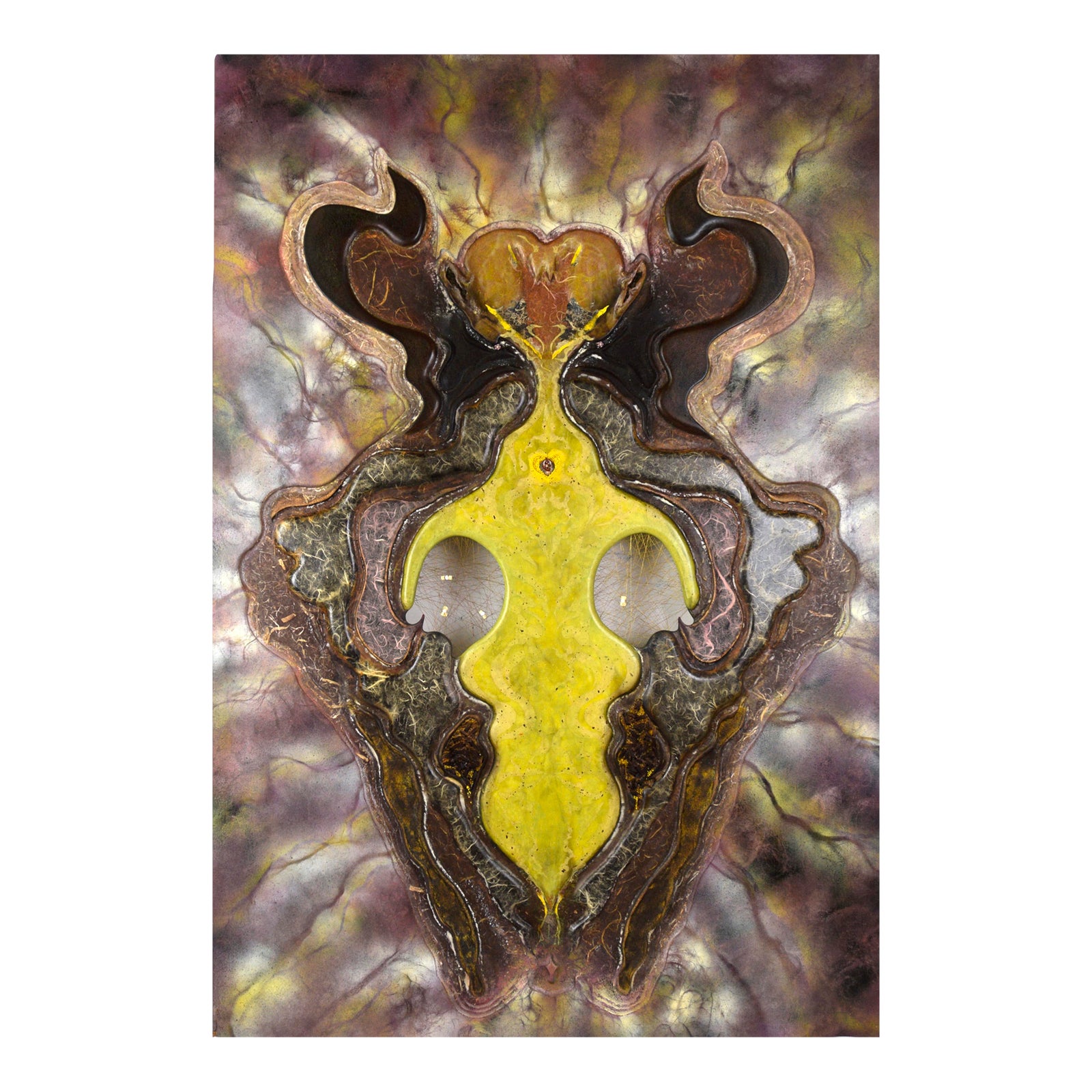 1990s "The Clever Sentimentalist" Surrealist Relief Sculpture by Mickey ...