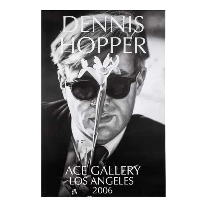 Dennis Hopper Ace Gallery Signed Poster, 2006 Andy Warhol | Chairish